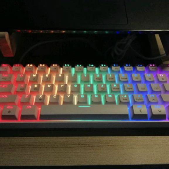 Gigaware STK61 Mechanical Keyboard Wireless Dual-Mode Bluetooth Type C RGB Rainbow, Computers ...