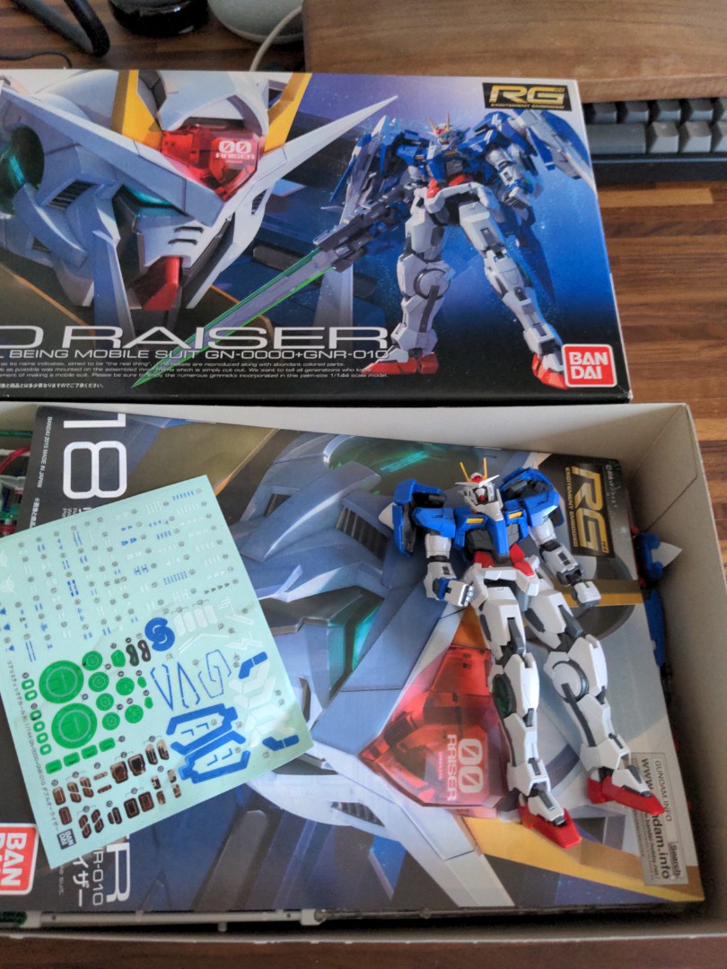 Gundam 00 Raiser RG, Hobbies & Toys, Toys & Games on Carousell