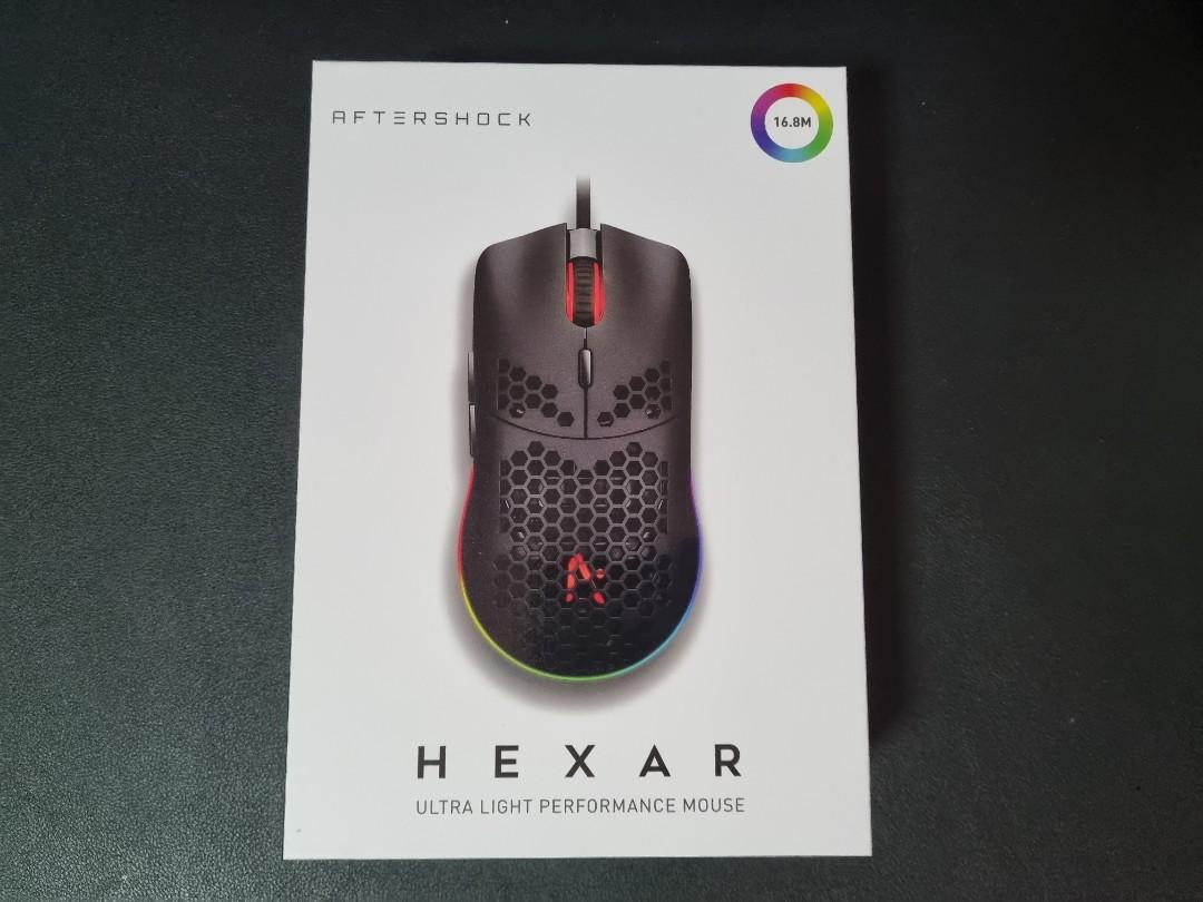 Hexar Gaming Mouse (Aftershock) Ultra Light Performance Mouse ...