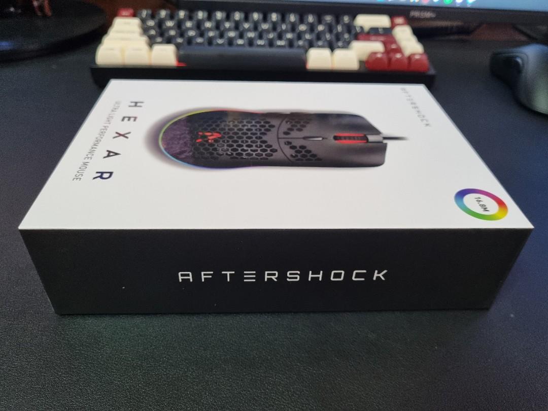 Hexar Gaming Mouse (Aftershock) Ultra Light Performance Mouse ...