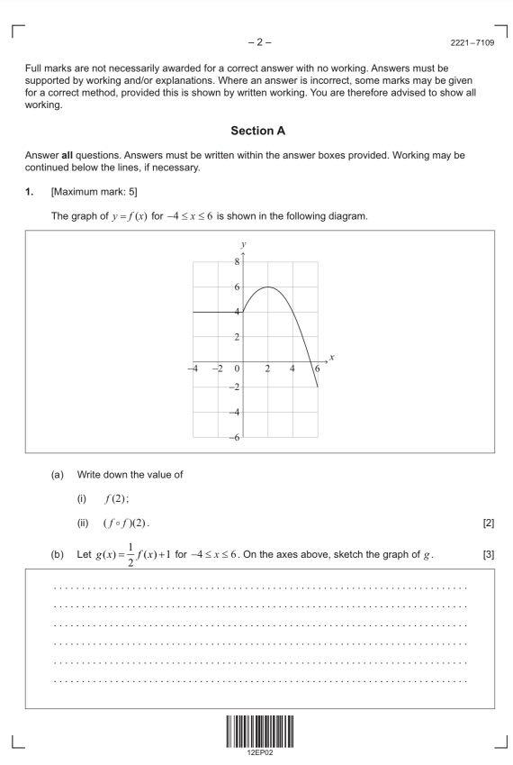 IB Math SL HL Exam Paper, Hobbies & Toys, Books & Magazines, Assessment ...
