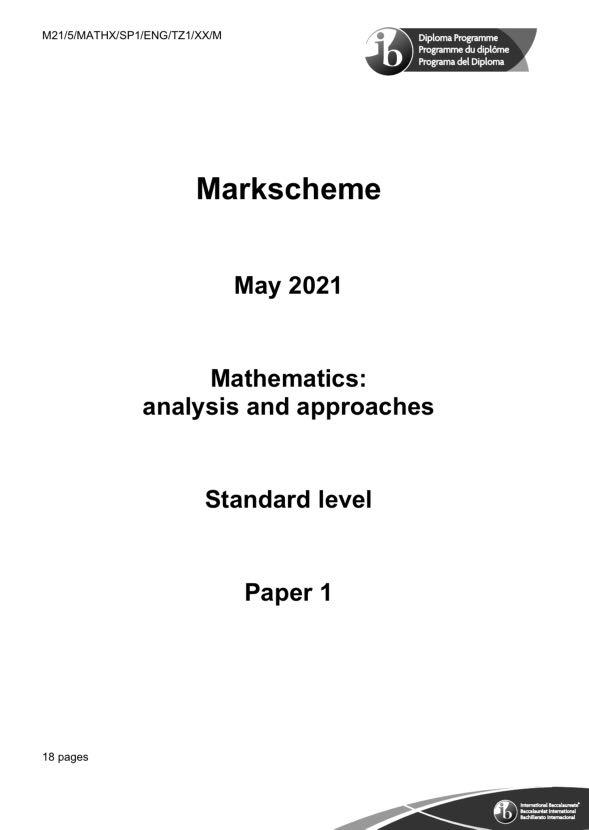 IB Math SL HL Exam Paper, Hobbies & Toys, Books & Magazines, Assessment ...