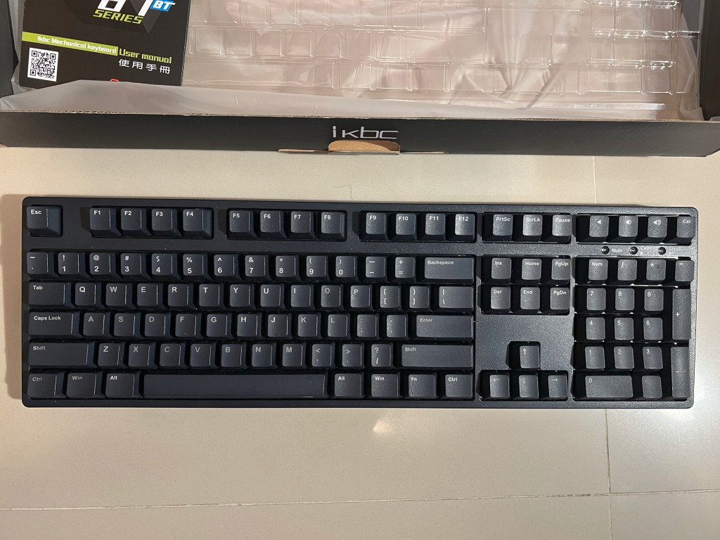 iKBC CD108 BT 藍芽bluetooth機械鍵盤 (CherryMX Clear 白軸, PBT鍵帽), 電腦＆科技, 電腦周邊及配件, 電腦鍵盤及相關產品 - Carousell