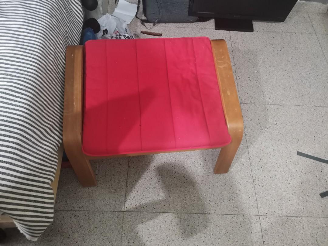 IKEA poang foot rest, Furniture & Home Living, Furniture, Chairs on ...