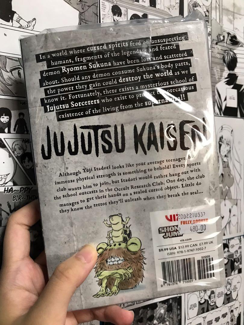 Jujutsu Kaisen Vol 1 Manga Hobbies And Toys Books And Magazines Comics