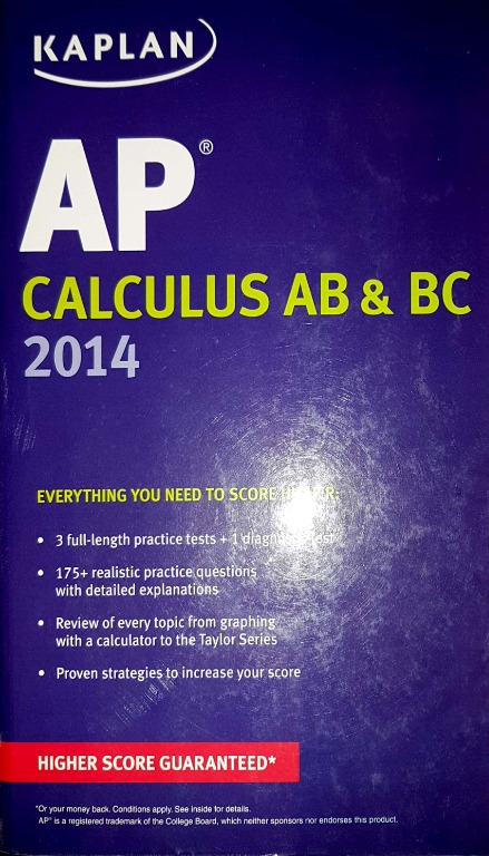 Kaplan AP Calculus AB & BC 2014, Hobbies & Toys, Books & Magazines ...