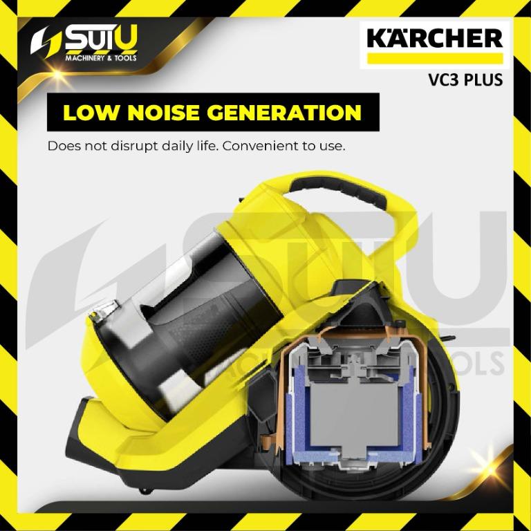 KARCHER VC3 PLUS 0.9L Multi-Cyclone Vacuum Cleaner 1100W, TV & Home ...