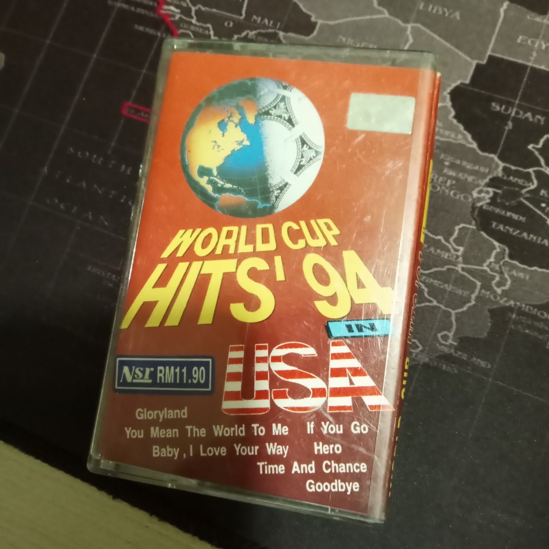 Kaset World Cup USA Hits 94 Cassette Walkman Music Media CD s DVD kaset-world-cup-usa-hits-94-cassette-walkman-music-media-cd-s-dvd