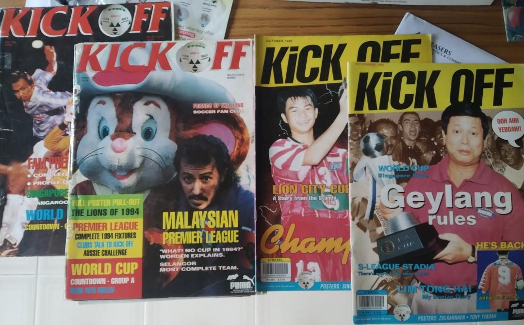 Kick off. Kickoff magazines. Soccer magazine. shoot, Hobbies & Toys ...