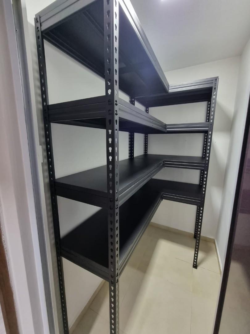 L shape rack, Furniture & Home Living, Furniture, Shelves, Cabinets ...
