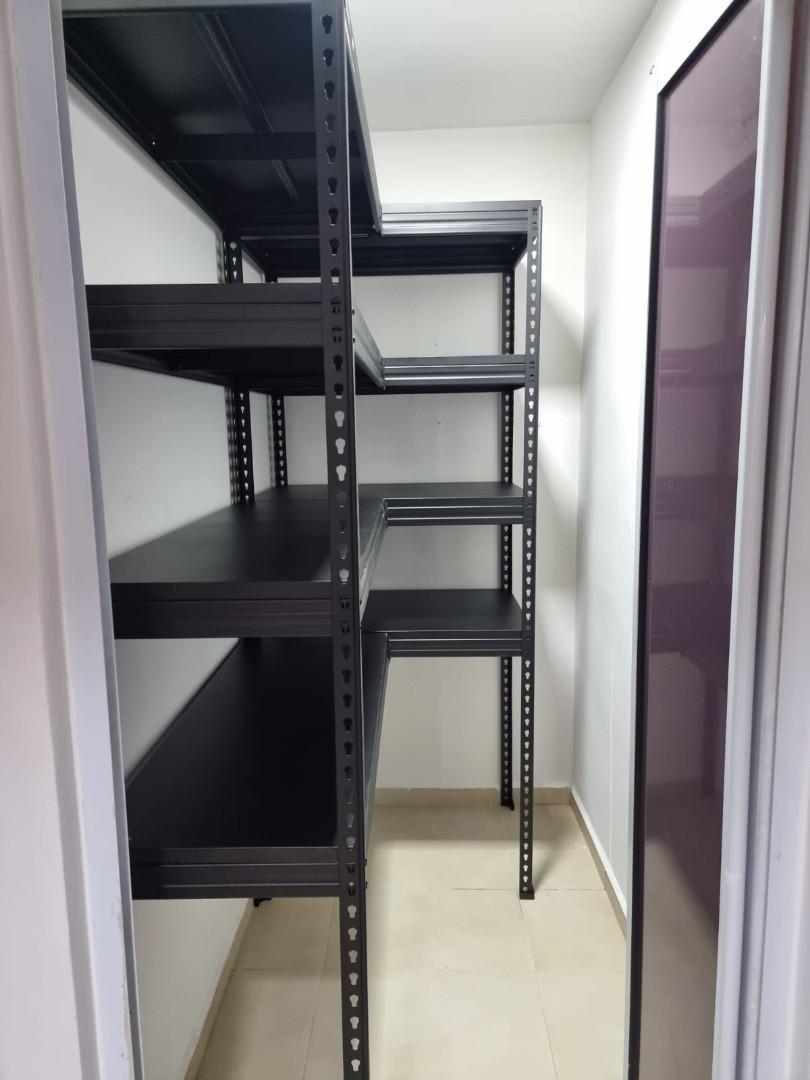 L shape rack, Furniture & Home Living, Furniture, Shelves, Cabinets ...