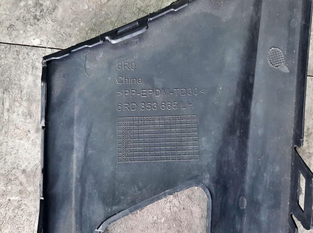 Left Front Bumper Lower Side Fog Light Surround Grille Cover Fit for VW ...