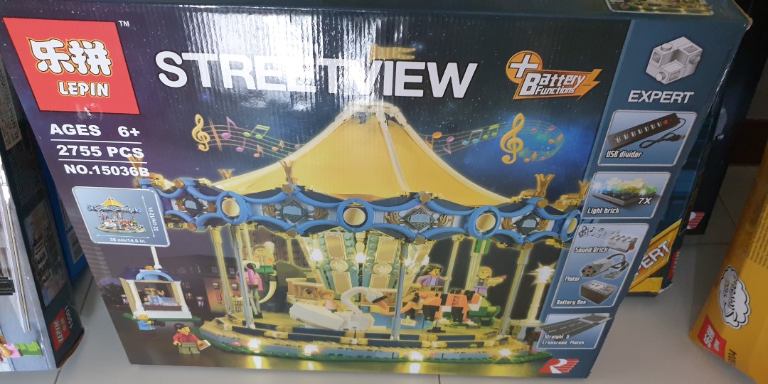 Lepin Carousel motorized, Hobbies & Toys, Toys & Games on Carousell