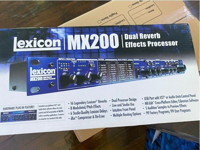 Lexicon MX200 Dual Reverb Effects Processor, Audio, Other Audio ...