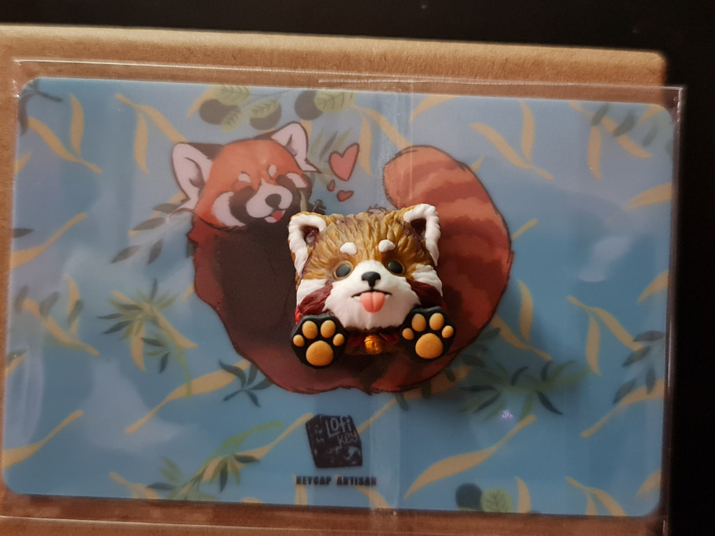 Lofikey Red Panda Artisan Keycap, Hobbies & Toys, Stationary & Craft ...