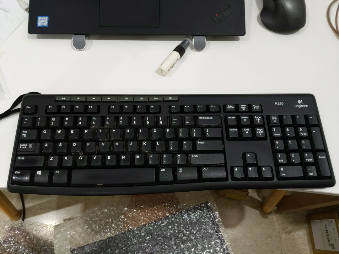 Logitech k260 wireless keyboard, Computers & Tech, Parts & Accessories ...