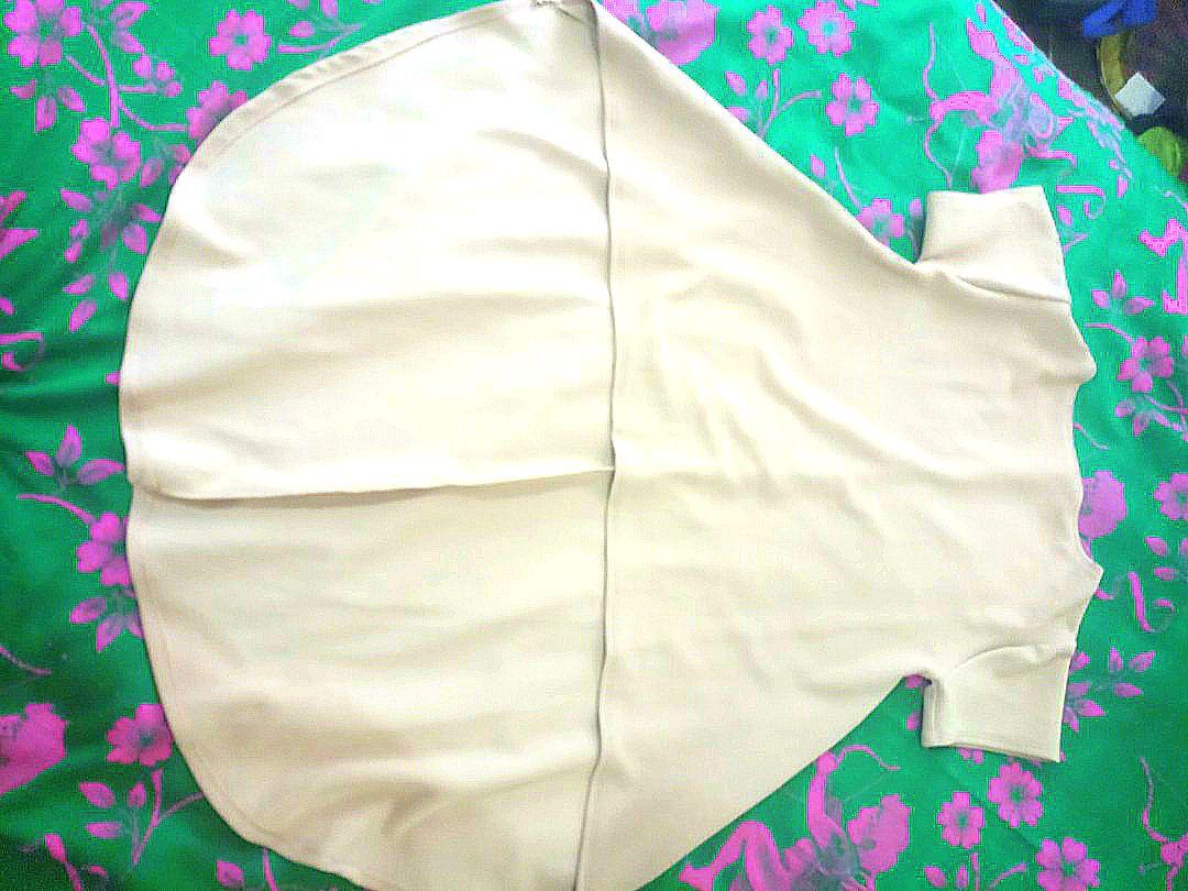 Long back Blouse, Women's Fashion, Tops, Blouses on Carousell