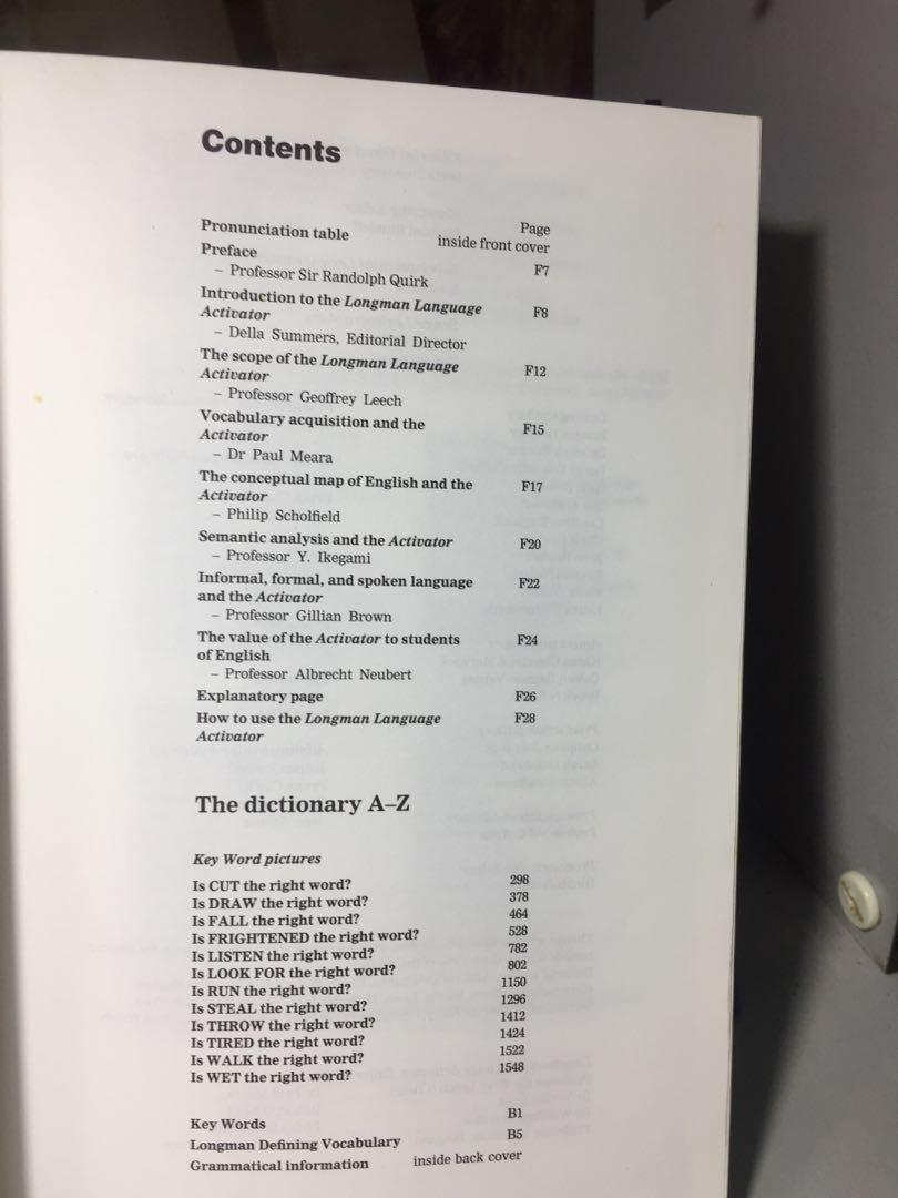 Longman Language Activator The World's First Production Dictionary ...