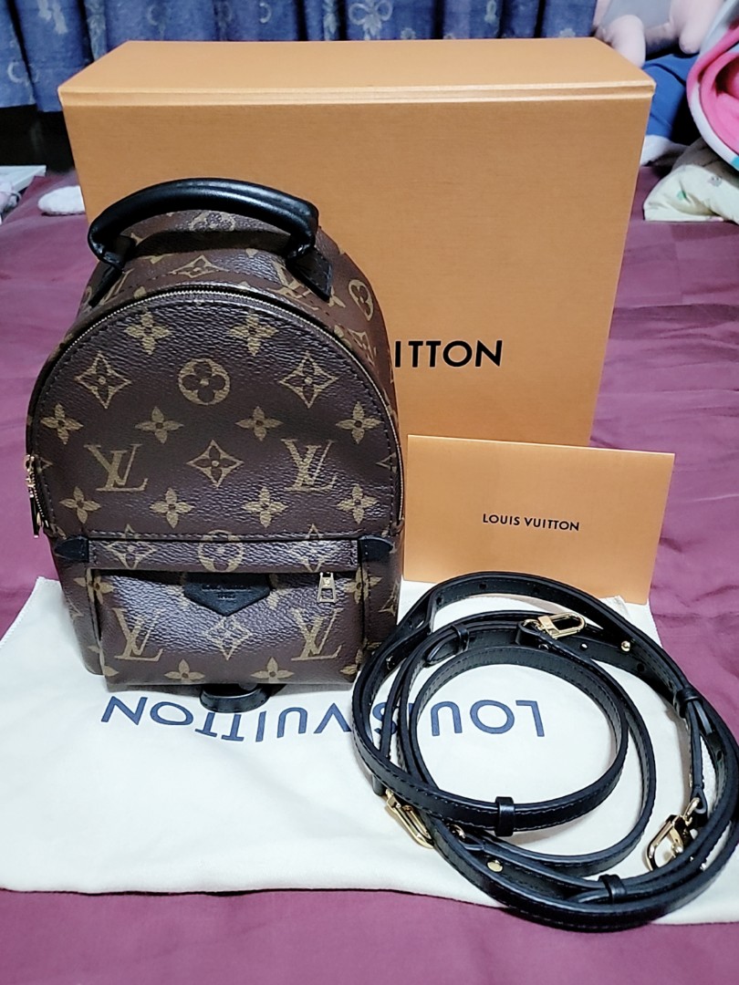 LV Palm spring mini, Luxury, Bags & Wallets on Carousell