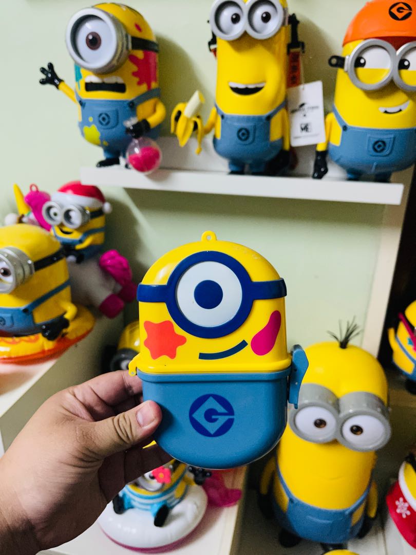 Minions storage case cointaner universal studio japan colour panic ...