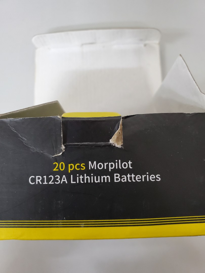 Morpilot CR123A Lithium Batteries, Photography, Photography Accessories ...