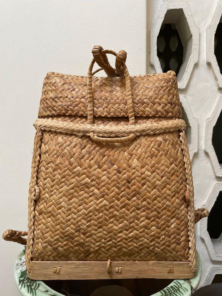 Native Ifugao Woven Backpack, Women's Fashion, Bags & Wallets ...