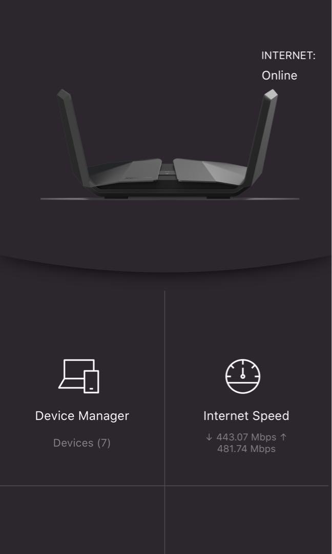 NETGEAR AX12 RAX120 Wifi 6 Router, 電腦＆科技, 電腦周邊及配件, Wifi及上網相關產品 - Carousell