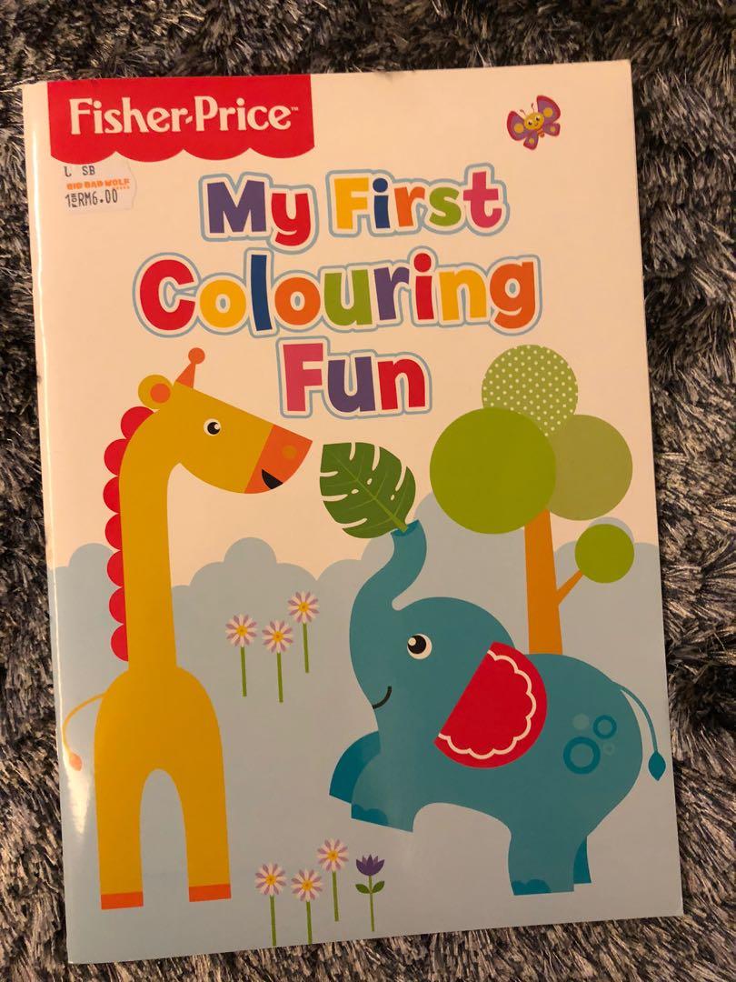NEW! Fisher Price Coloring Book, Hobbies & Toys, Books & Magazines ...