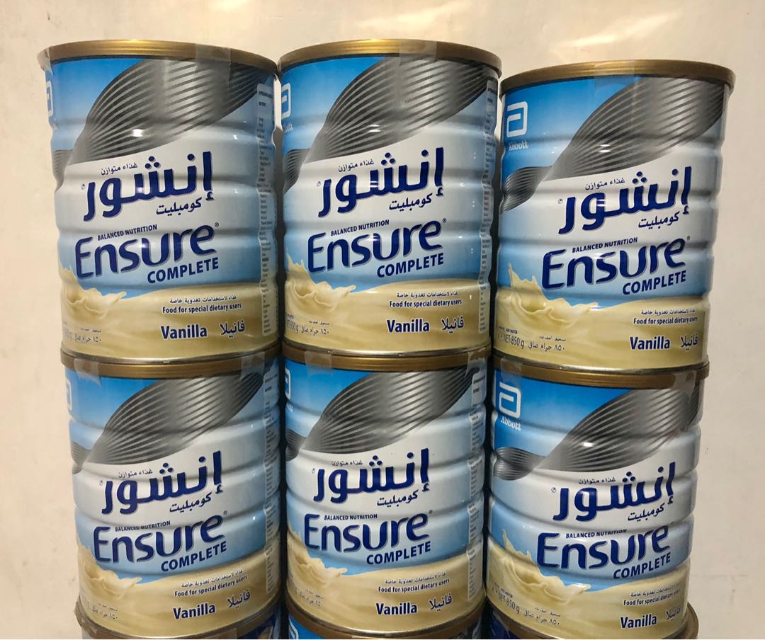 New Packaging! Authentic Ensure Complete 850g Vanilla, Health ...