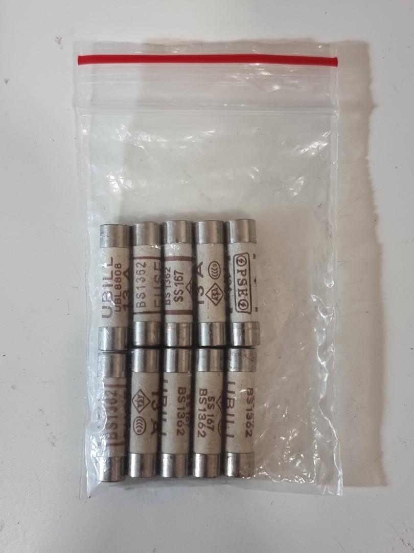 Pack of 10 Fuses, 13A, TV & Home Appliances, Electrical, Adaptors ...