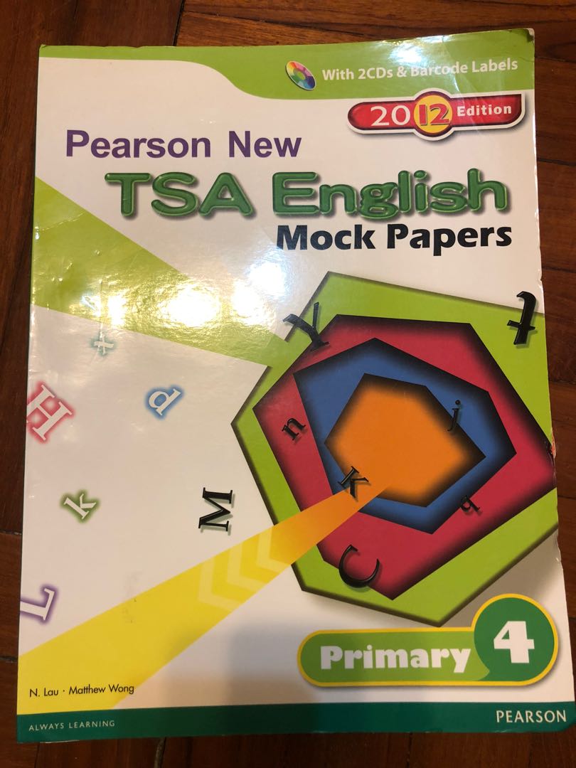 Pearson New TSA English Mock Papers P4, 興趣及遊戲, 書本 & 文具, 教科書 - Carousell