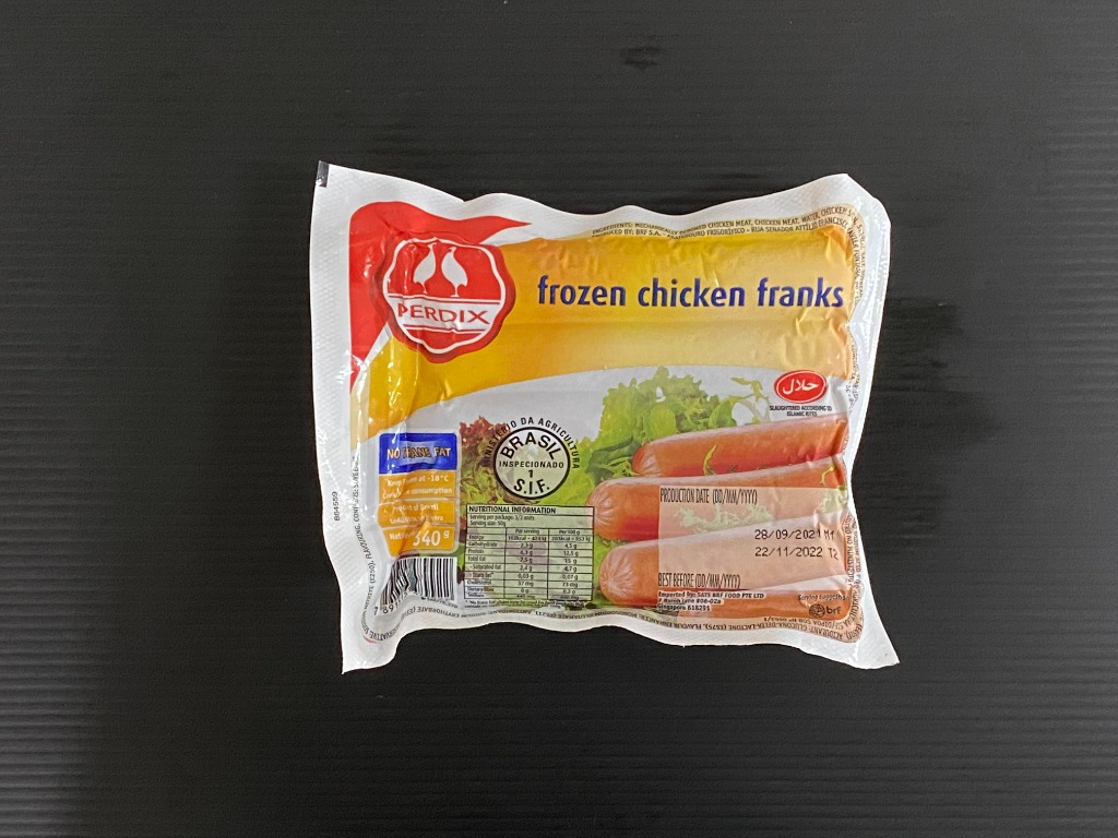 Perdix Chicken Frank (Halal), Food & Drinks, Chilled & Frozen Food on ...