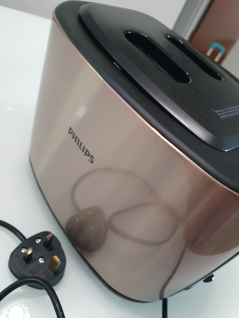 Rose gold Philips electrical bread toaster, TV & Home Appliances ...