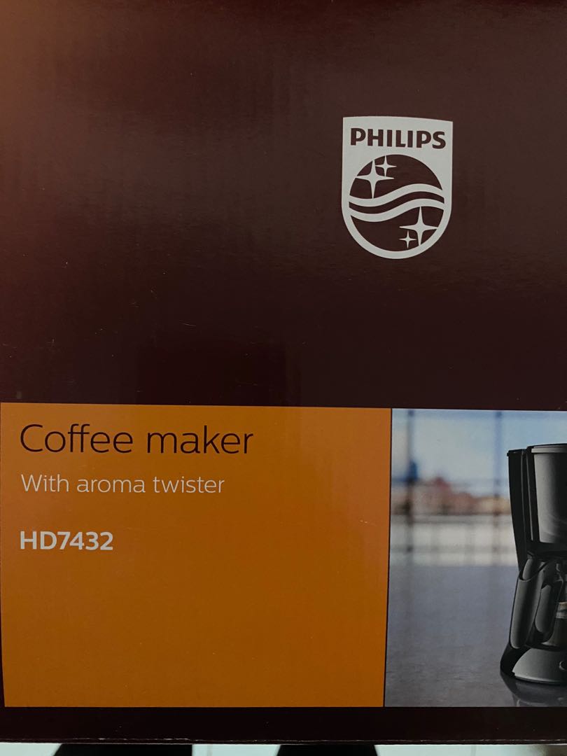 Philips HD7432 Coffee maker with aroma twister, TV & Home Appliances ...