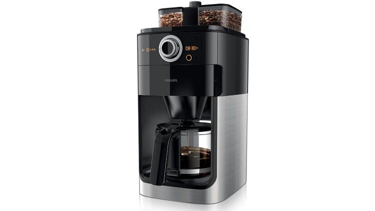PHILIPS HD7762/00 Grind & Brew Coffee Maker - Black/Silver *, TV & Home ...