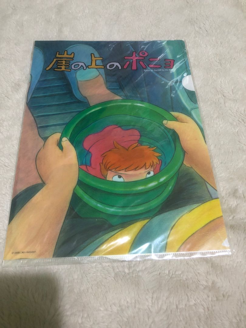 Ponyo plastic folder by ghibli, Hobbies & Toys, Memorabilia ...