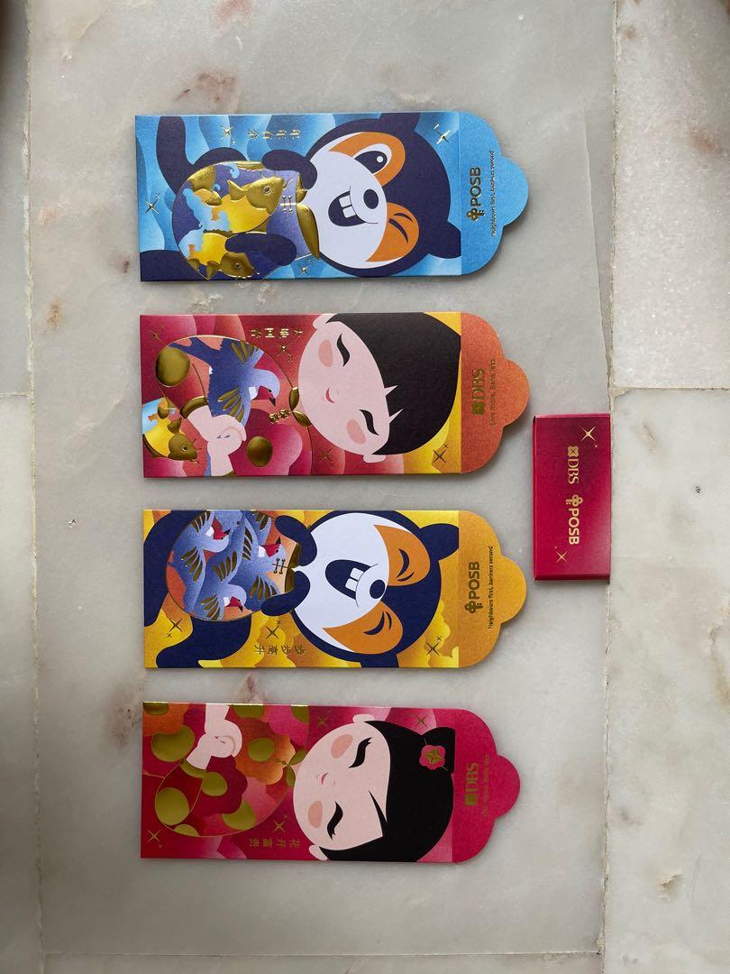 POSB DBS Ang Bao Red Packets 2022, Hobbies & Toys, Stationery & Craft ...