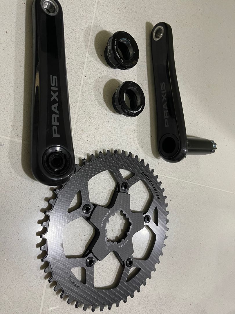 Praxis Carbon Crank Set ( Brompton), Sports Equipment, Bicycles & Parts ...