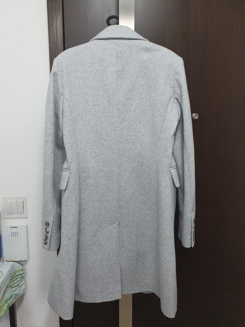 Primark Grey Winter Long Trenchcoat, Women's Fashion, Coats, Jackets ...
