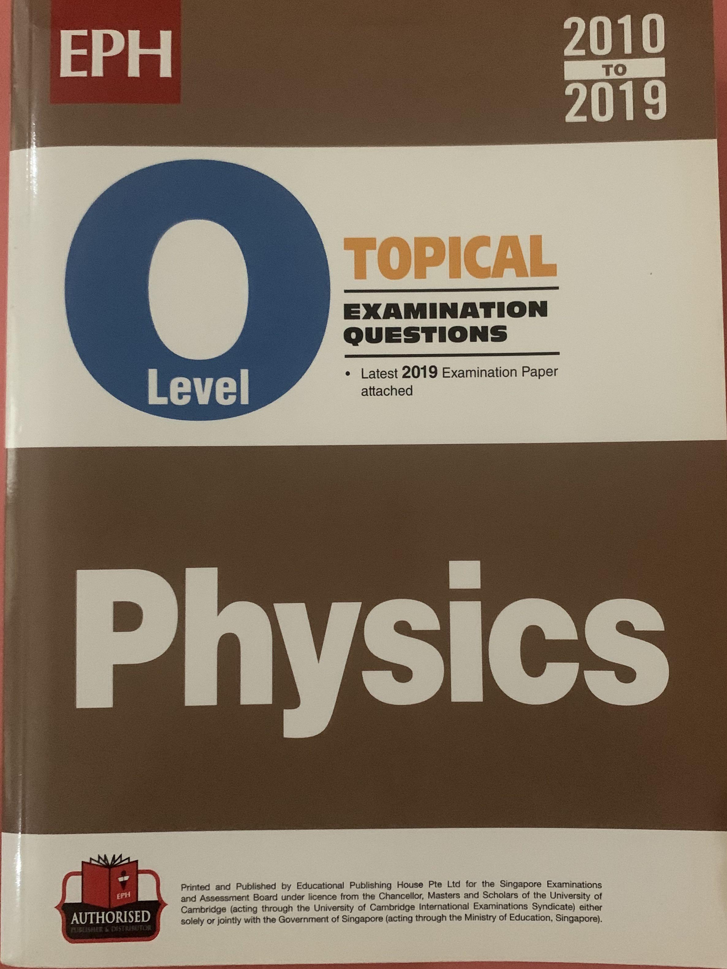 Pure Physics O level Topical Book, Hobbies & Toys, Books & Magazines ...