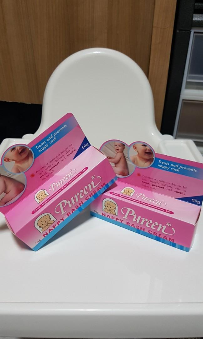 Pureen Nappy Rash Cream 50grams, Babies & Kids, Bathing & Changing ...