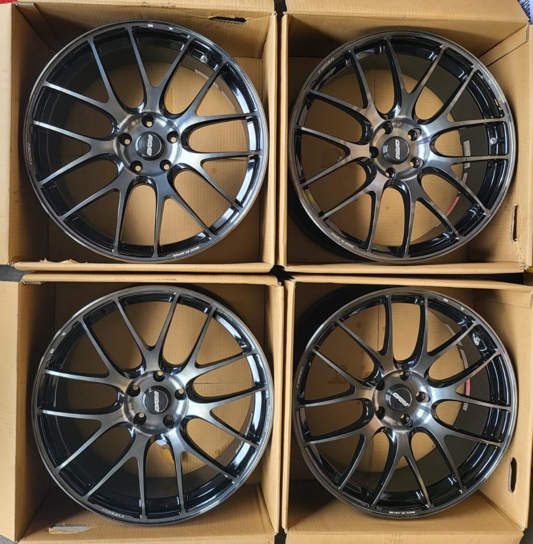 Rays 20" forged rims, Car Accessories, Tyres & Rims on Carousell