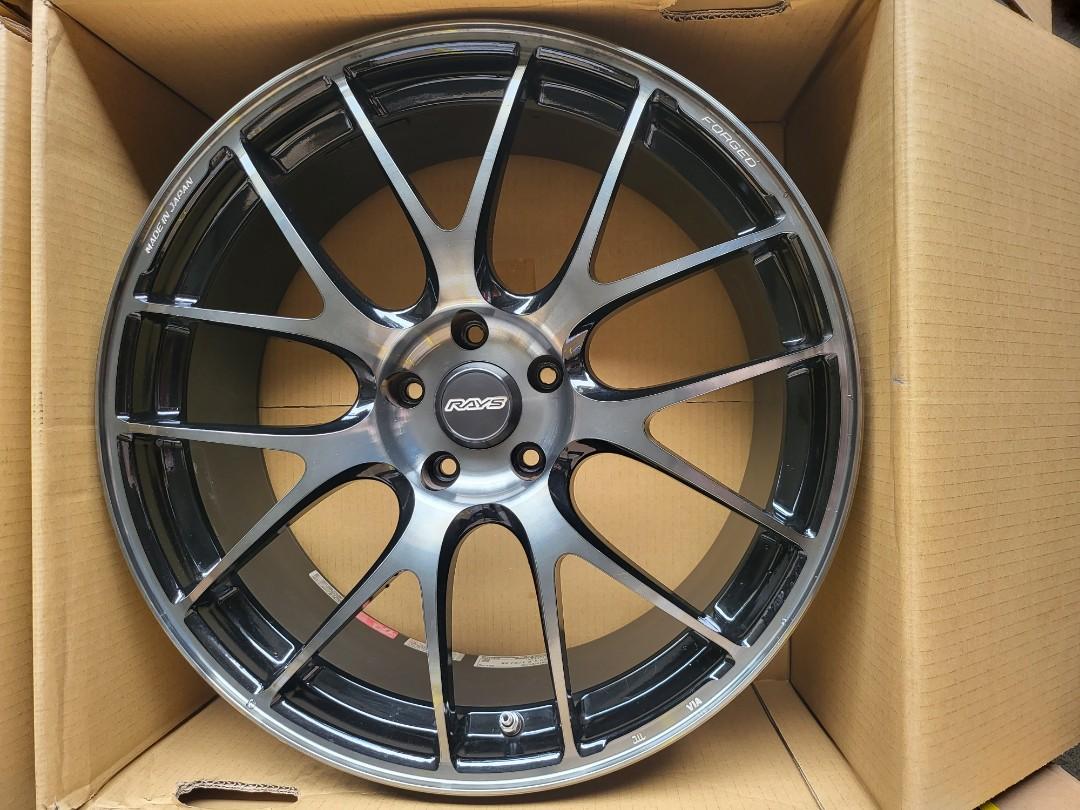 Rays 20" forged rims, Car Accessories, Tyres & Rims on Carousell