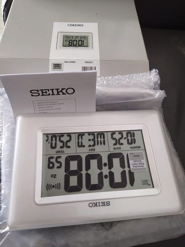 Seiko digital clock, TV & Home Appliances, Other Home Appliances on ...