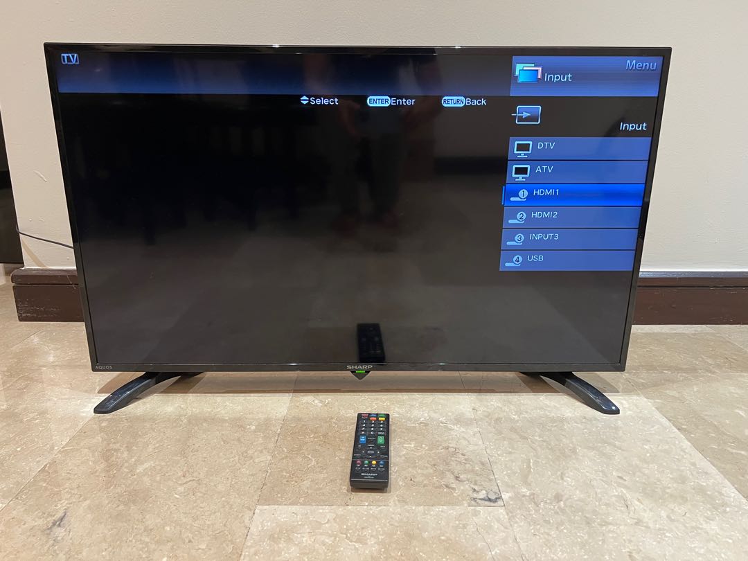 Sharp 40 inch LED TV, TV & Home Appliances, TV & Entertainment, TV on ...