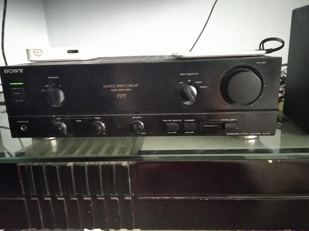 Sony F211 integrated amp, Audio, Portable Audio Accessories on Carousell