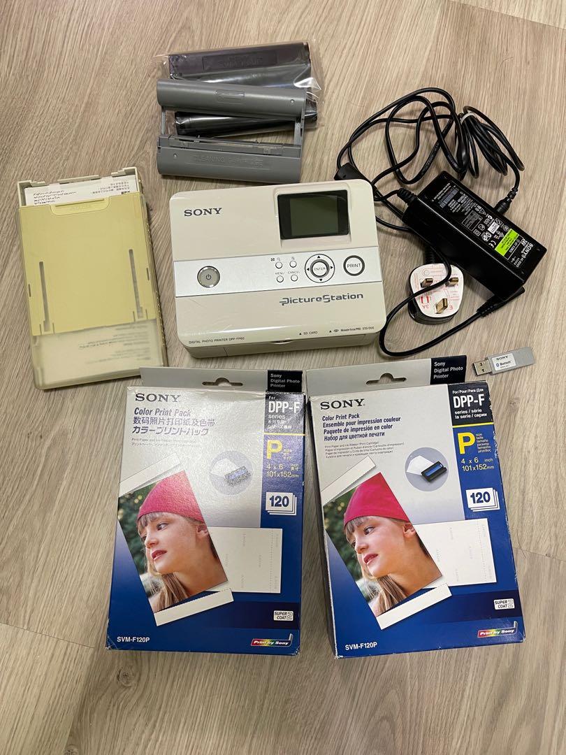 Sony Picture Station 照片打印機連250張4R照片相紙, 電腦＆科技, 打印機及影印機 - Carousell