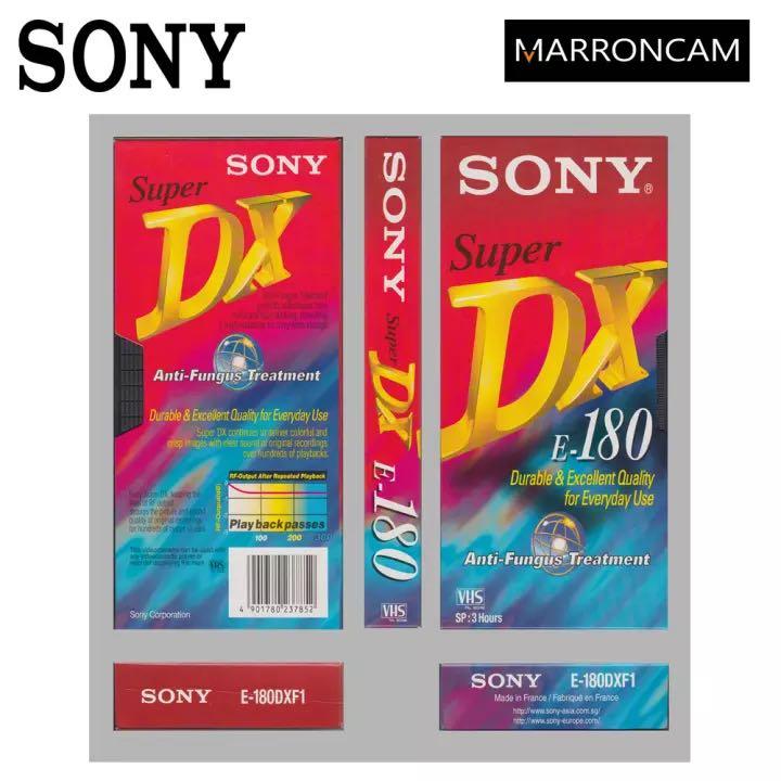 Sony SuperDX VHS tape, TV & Home Appliances, TV & Entertainment, Blu ...