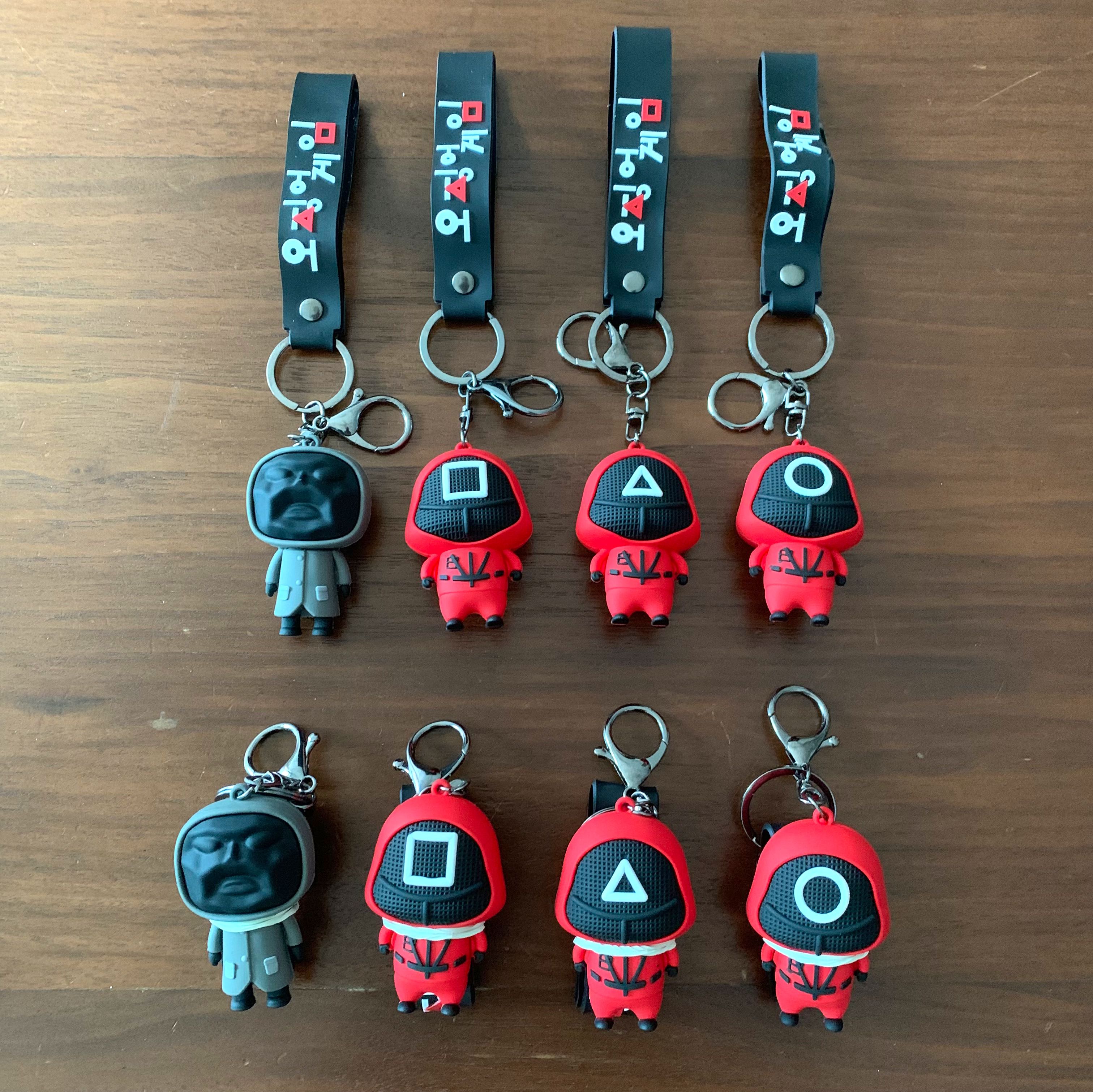 Squid Game Keychain, Hobbies & Toys, Toys & Games on Carousell