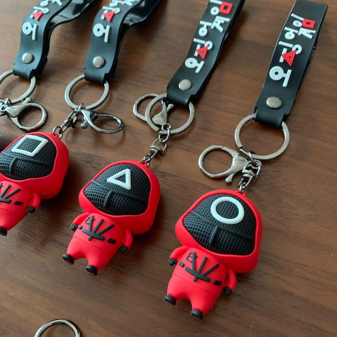 Squid Game Keychain, Hobbies & Toys, Toys & Games on Carousell